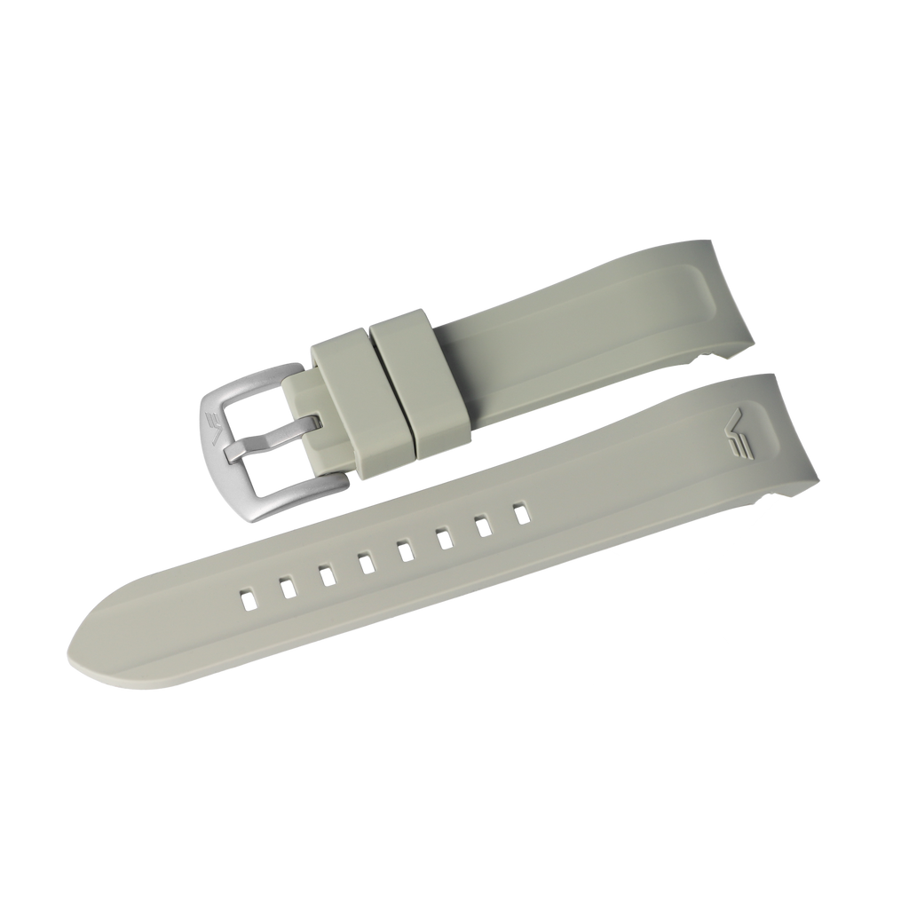 ROCKET N1 GREY SILICONE STRAP - MATT BUCKLE – Just4Watches